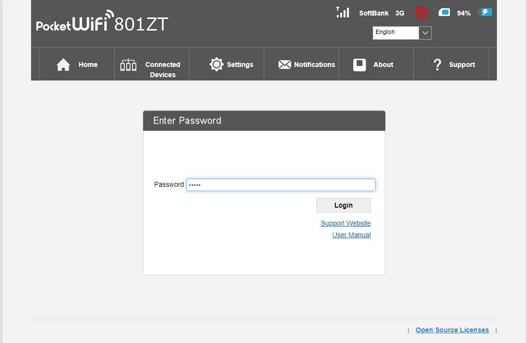 When you cannot connect with the 801ZT – Global Advanced Communications